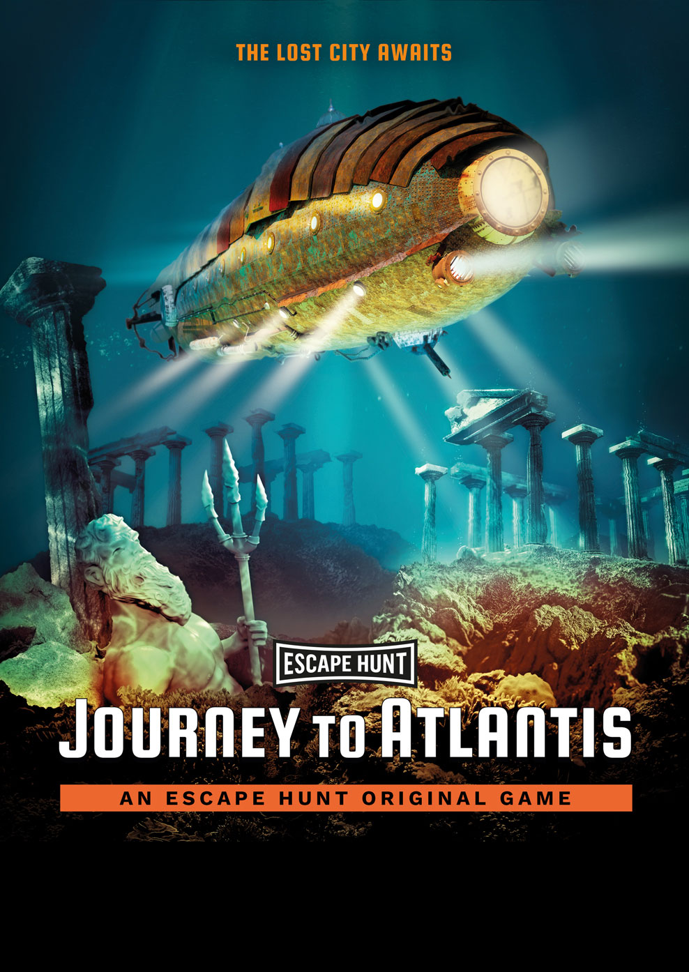 Journey to Atlantis escape room in Lakeside | Escape Hunt